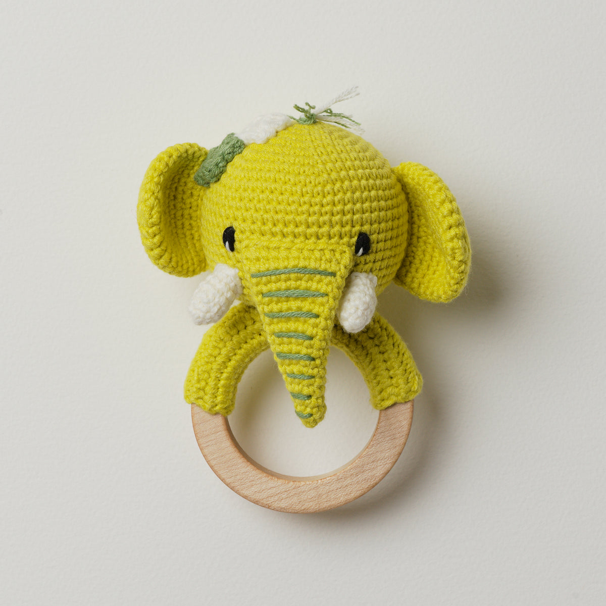 Elephant Rattle – Cali Zuzu Amigurumi Dolls